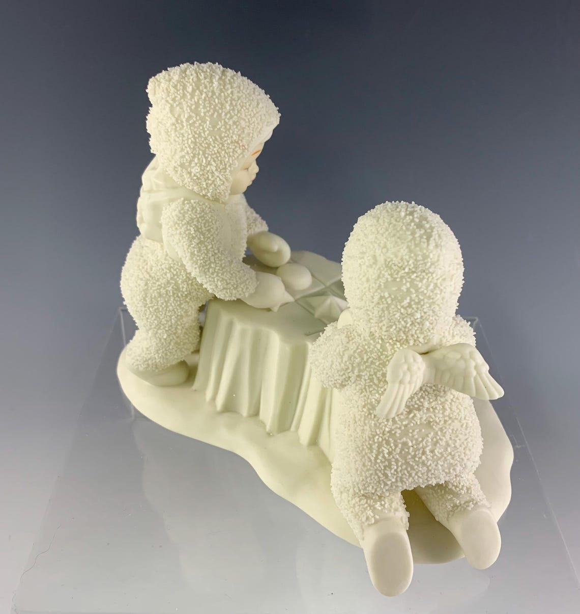 Dept56 Snowbabies "stars in a Row Tic Tac Toe” Figurine - Etsy