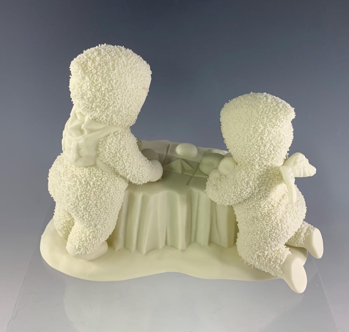 Dept56 Snowbabies "stars in a Row Tic Tac Toe” Figurine - Etsy