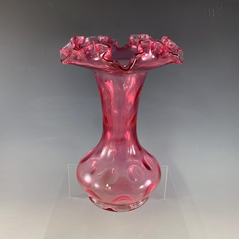 Fenton Overlay Glass - Etsy