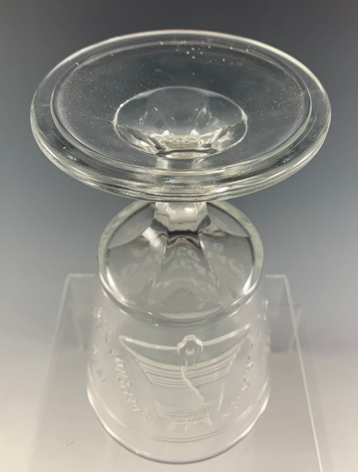 Bicentennial Historical Glassware Liberty Bell Goblets Set - Etsy