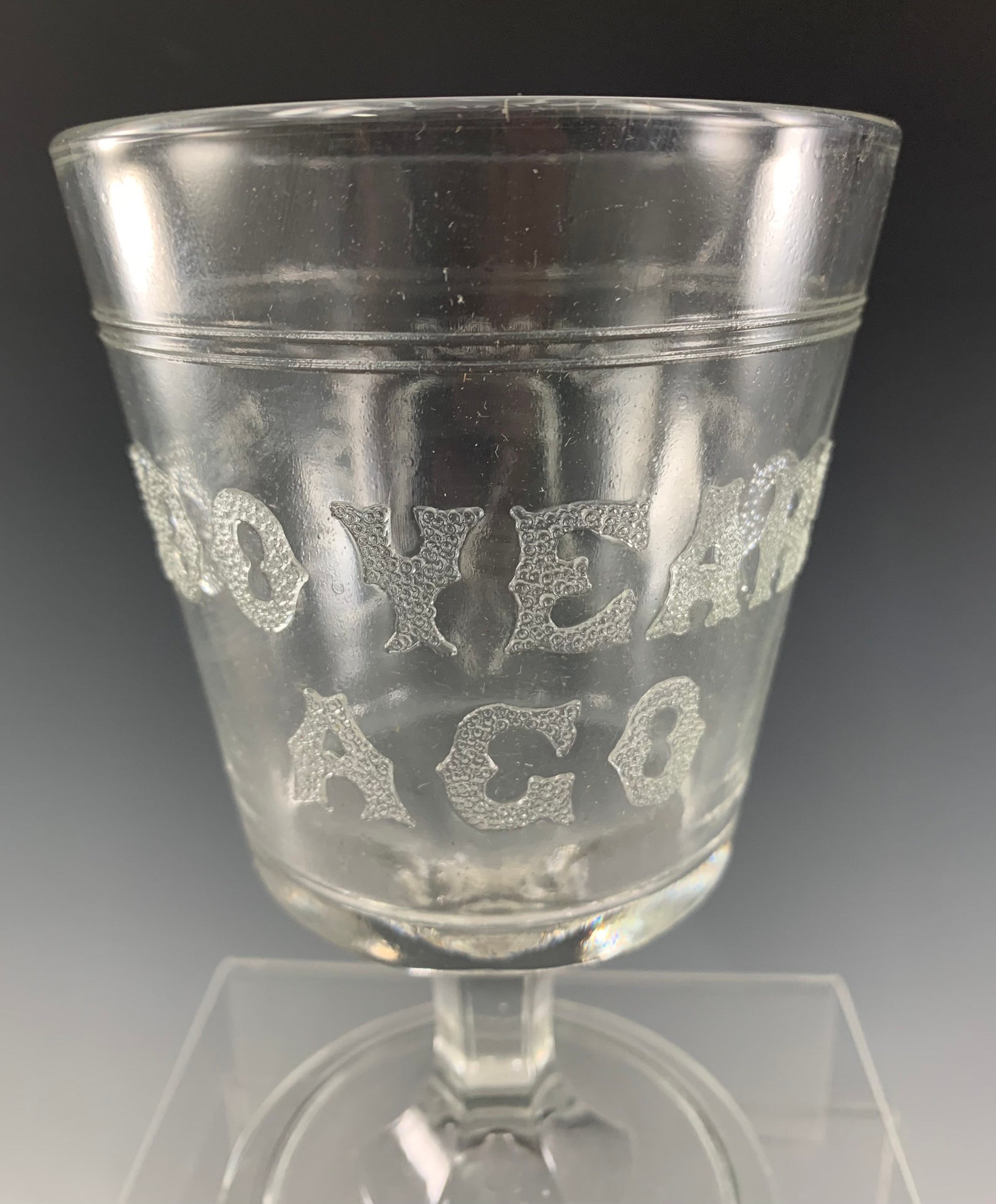 Bicentennial Historical Glassware Liberty Bell Goblets Set - Etsy
