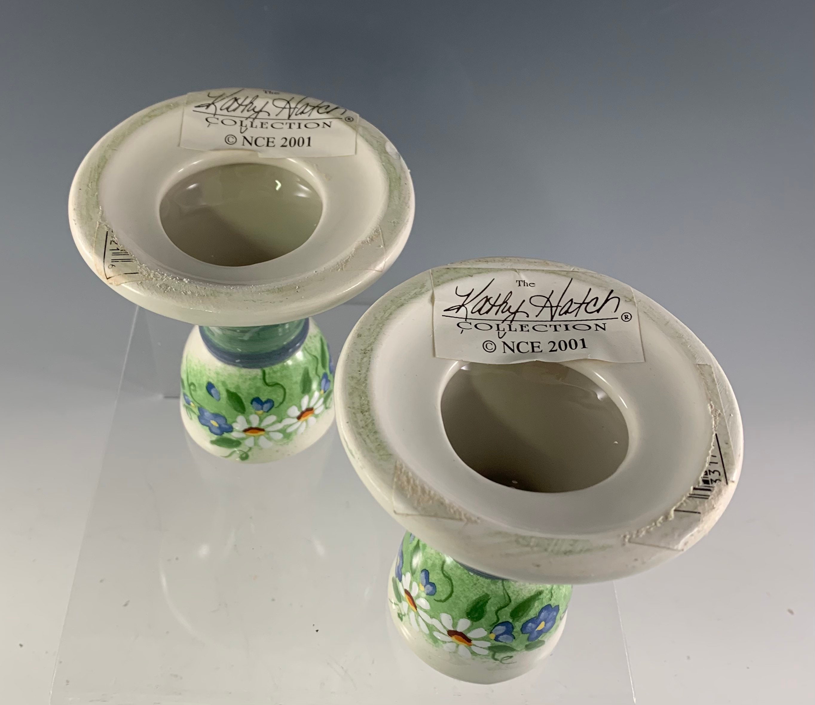 Vintage Herb Collection by Kathy Hatch Single Light Candleholder Pair ...