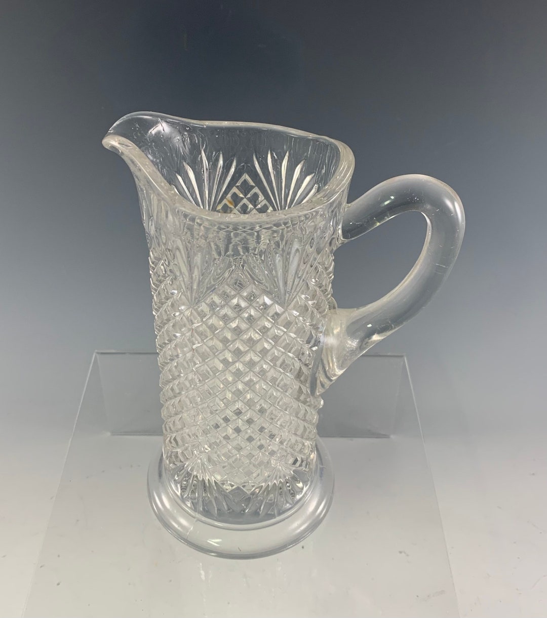 EAPG Model Flint Glass Co. No. 891 (OMN) Aka Pineapple and Fan Tankard ...