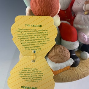 Cabbage Patch Kids With Santa Porcelain Figurine by Xavier Roberts 1984 ...