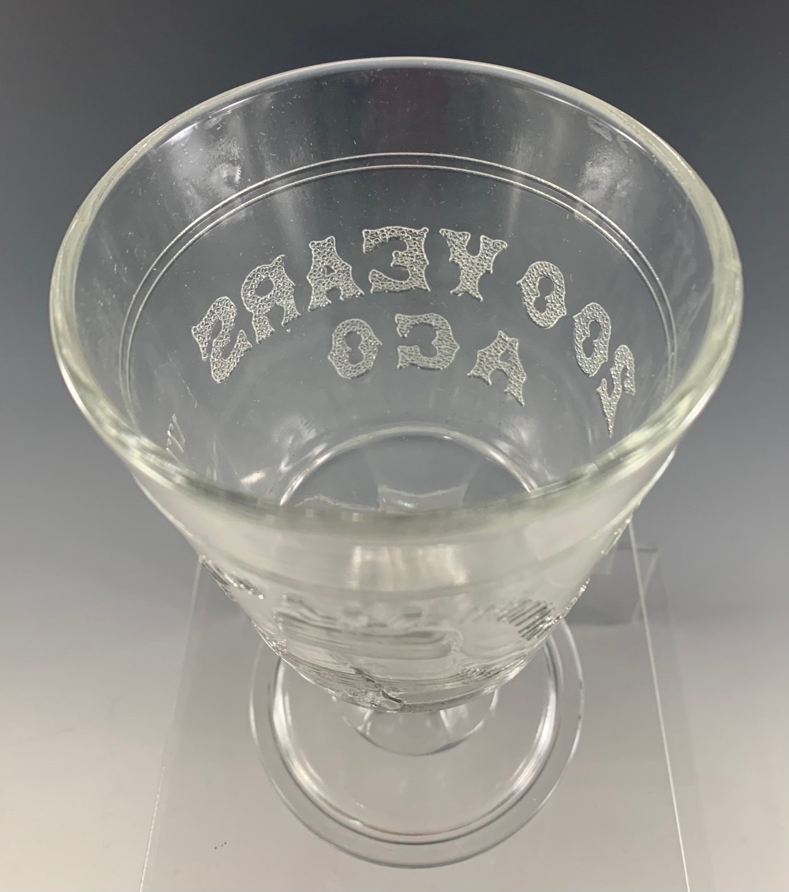 Bicentennial Historical Glassware Liberty Bell Goblets Set - Etsy