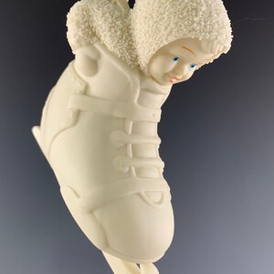 Dept56 Snowbabies seven, Eight, Time to Skate Bootiebaby Ornament - Etsy
