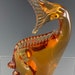 Amber Art Glass Fish Figurine/paperweight attributed to - Etsy