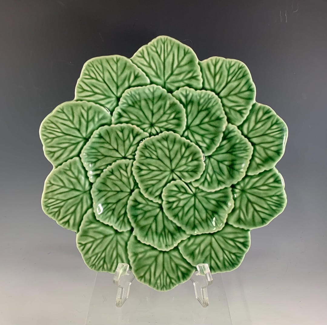 Bordallo Pinheiro “geranium” Salad Plates ~ Set of 6 - Etsy