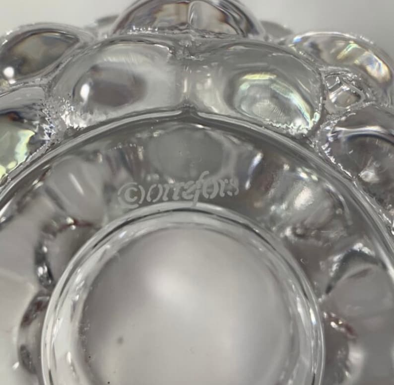 Orrefors Hallon Raspberry Glass Tealight/votive Candleholder - Etsy