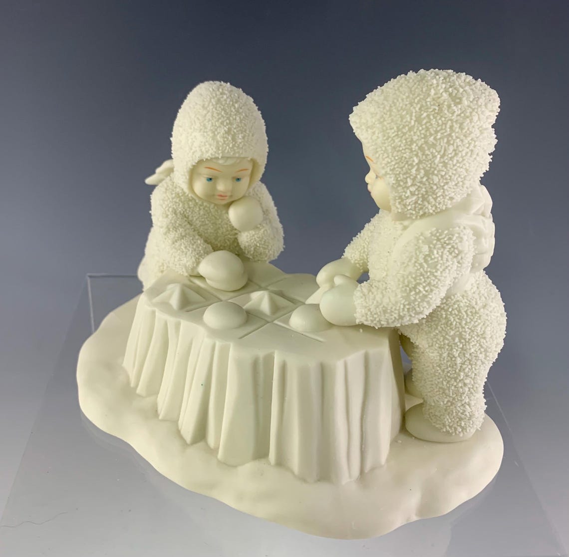 Dept56 Snowbabies "stars in a Row Tic Tac Toe” Figurine - Etsy