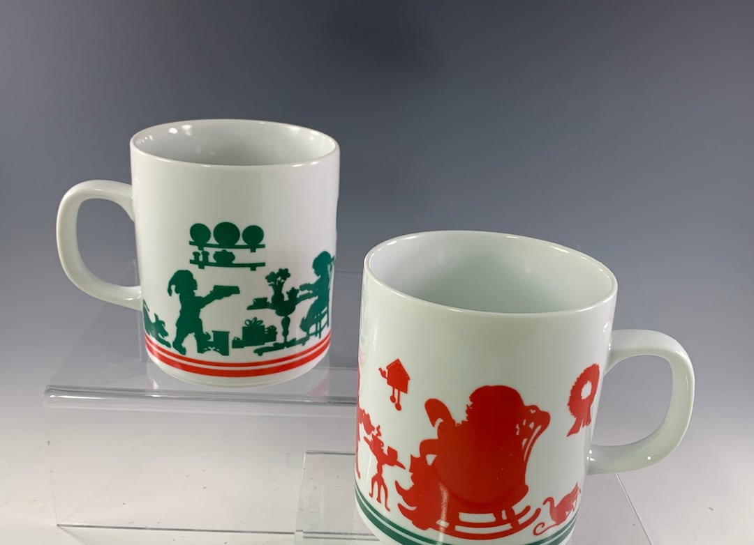 Avon Mr Claus and Mrs Claus Mugs ~ Set of 2 - Etsy UK