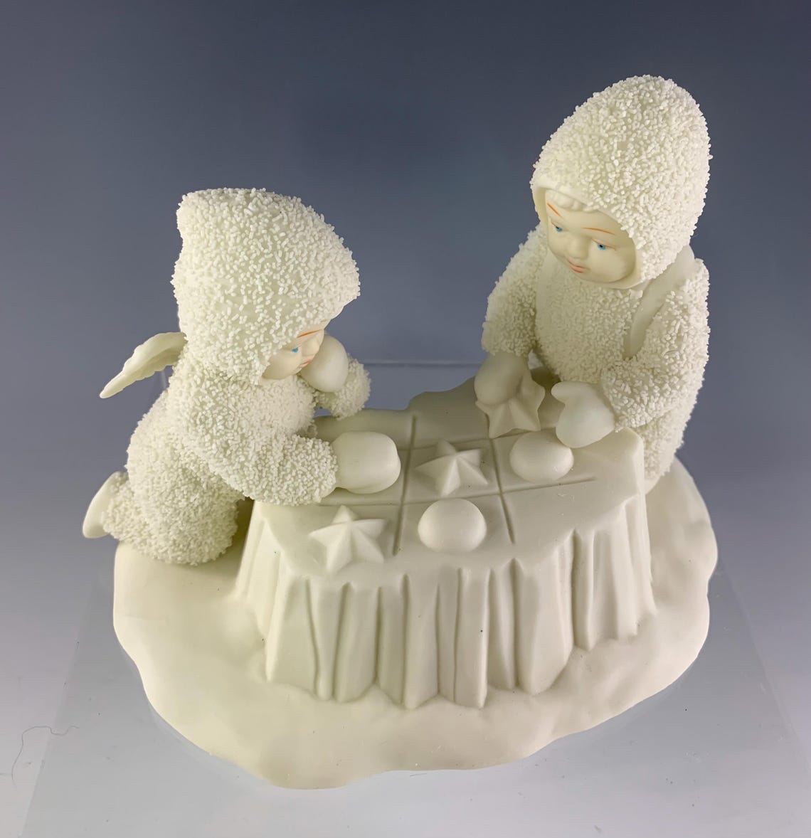 Dept56 Snowbabies "stars in a Row Tic Tac Toe” Figurine - Etsy