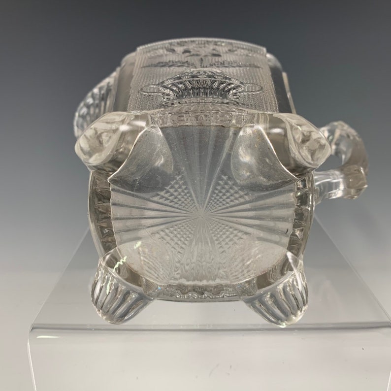 EAPG Cooperative Flint Glass Company Floral Creamer Circa | Etsy