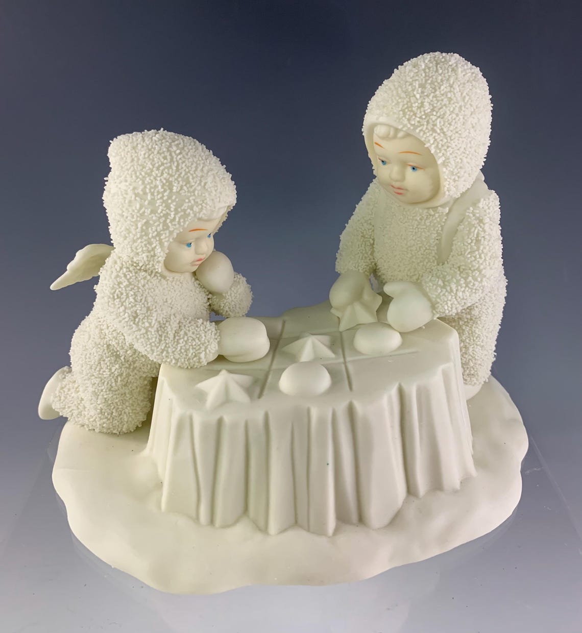 Dept56 Snowbabies "stars in a Row Tic Tac Toe” Figurine - Etsy