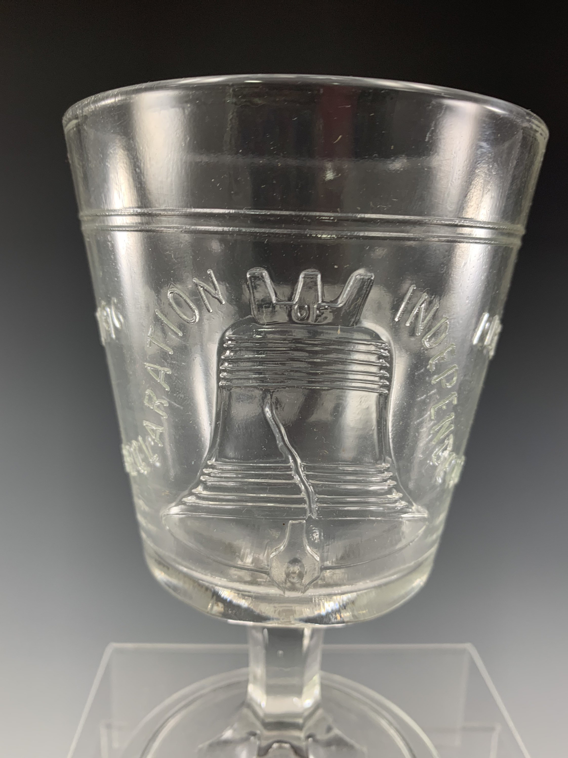 Bicentennial Historical Glassware Liberty Bell Goblets Set - Etsy