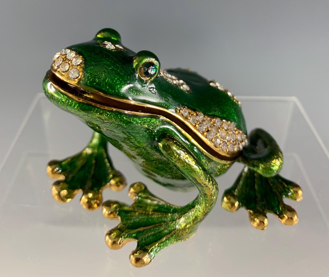 Frog Trinket Box - Etsy