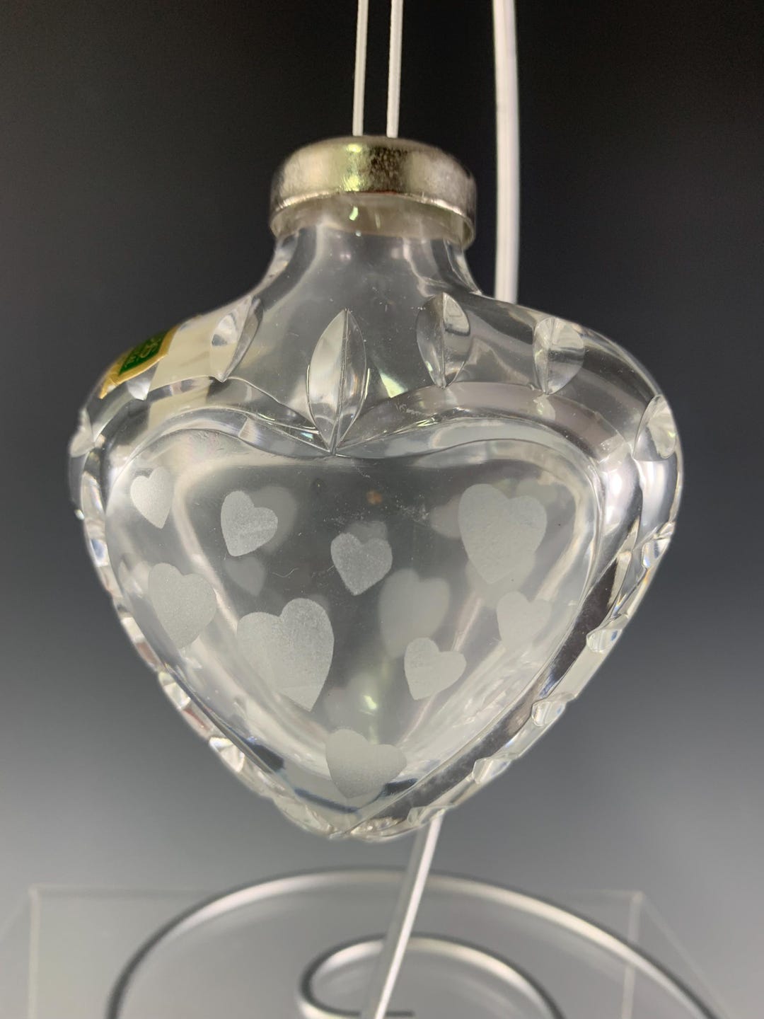 Marquis by Waterford Crystal Heart Ornament - Etsy