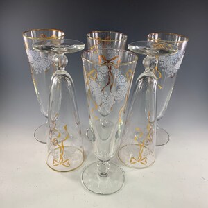 Libbey Glass "rose Classic" Pilsner Glasses Set of 6 - Etsy