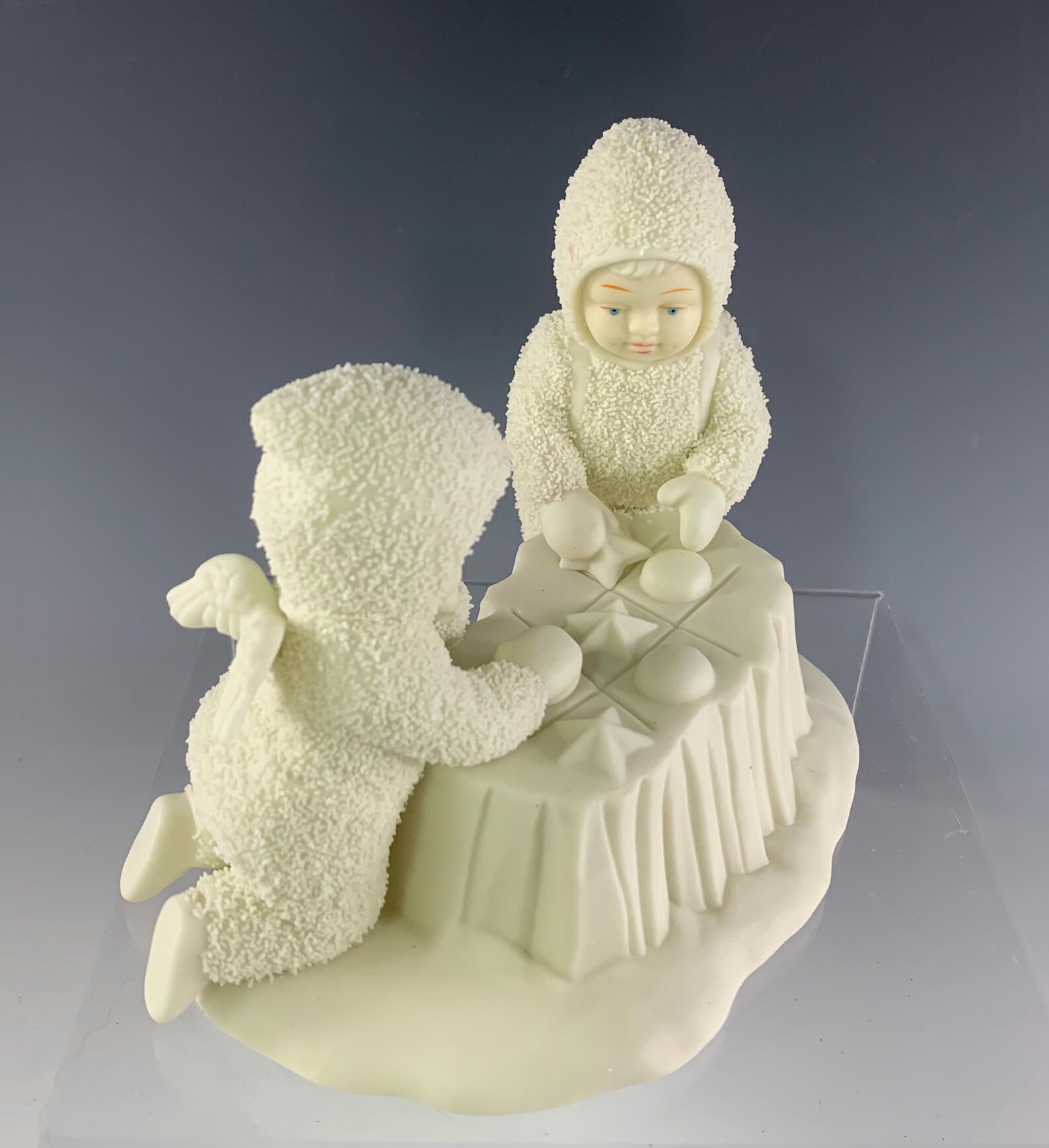 Dept56 Snowbabies "stars in a Row Tic Tac Toe” Figurine - Etsy