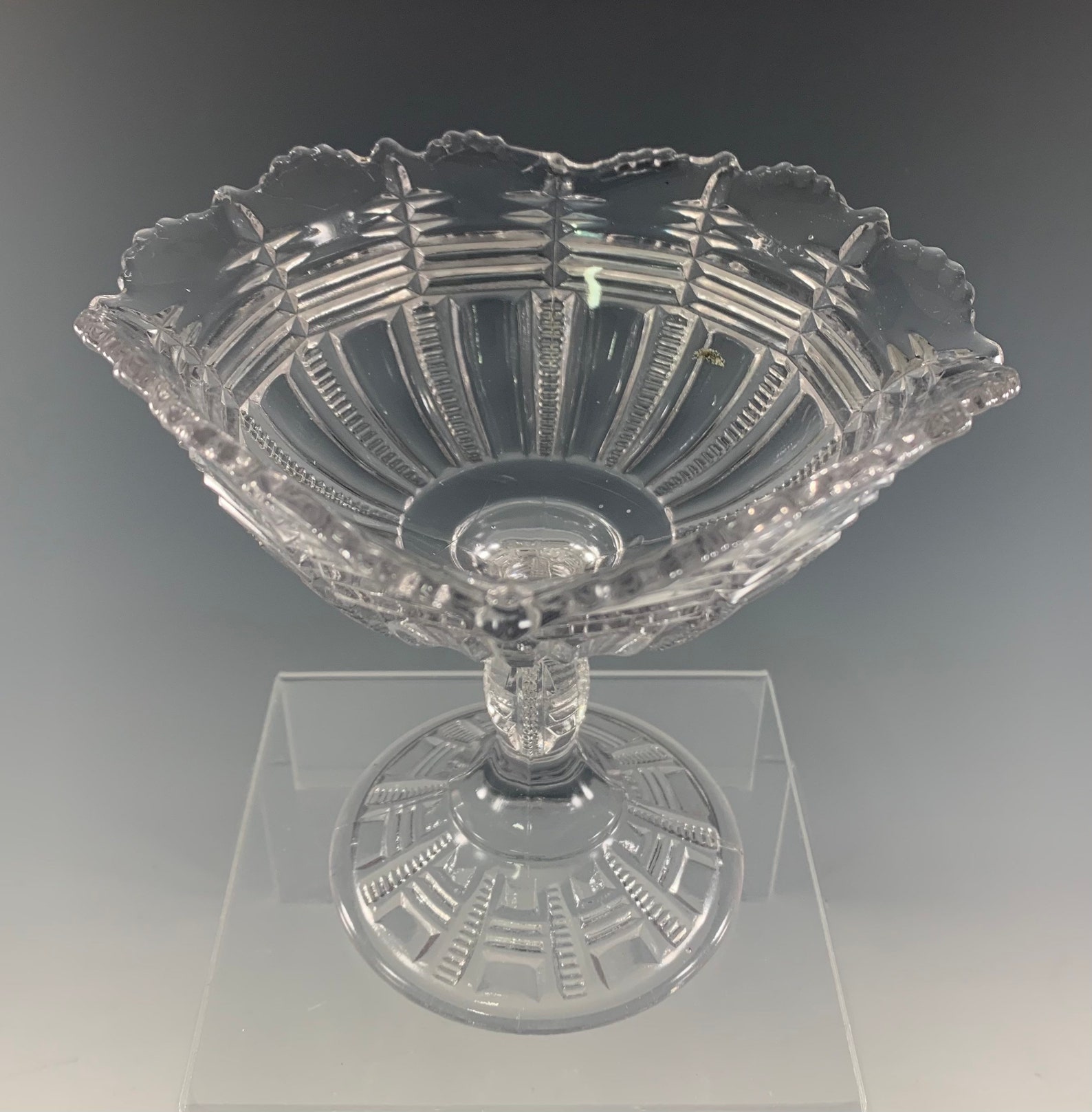 EAPG Bryce Higbee and Co Paris 1900 Square Jelly Comport - Etsy