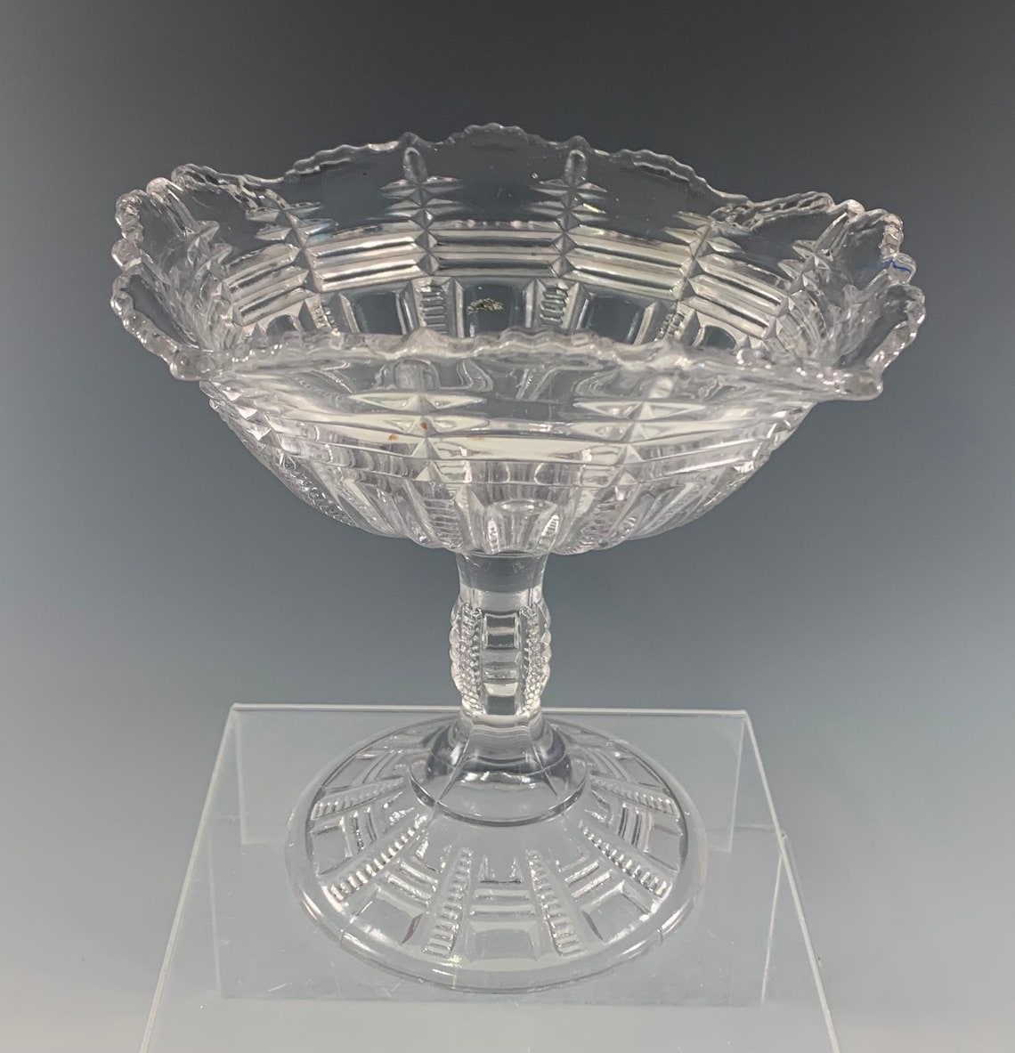 EAPG Bryce Higbee and Co Paris 1900 Square Jelly Comport - Etsy