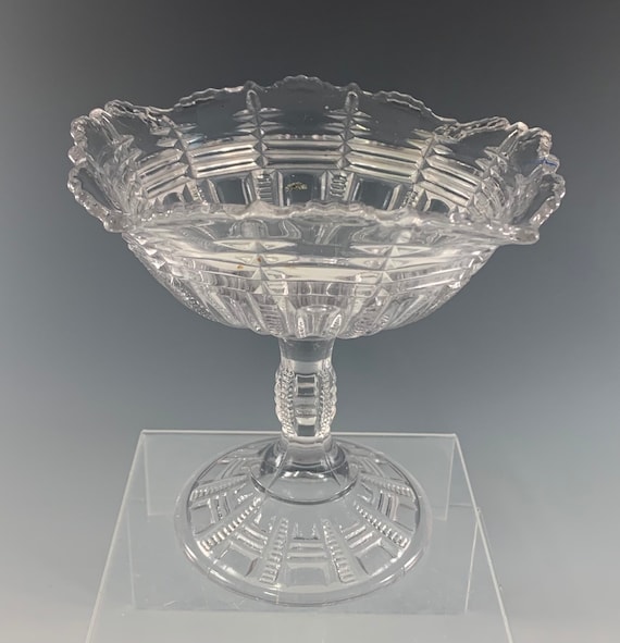 EAPG Bryce Higbee and Co Paris 1900 Square Jelly Comport - Etsy