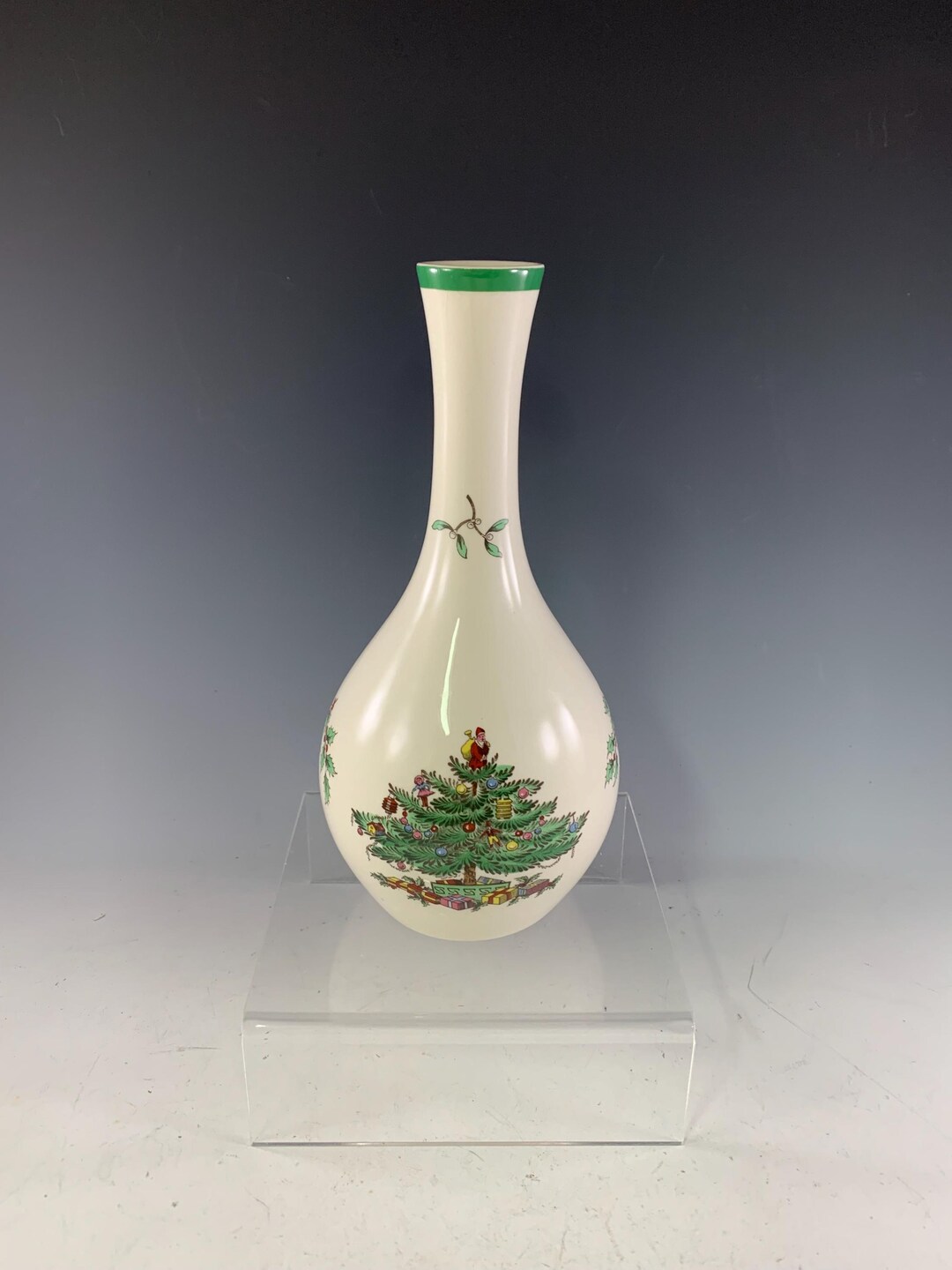 Spode Christmas Tree Bud Vase - Etsy