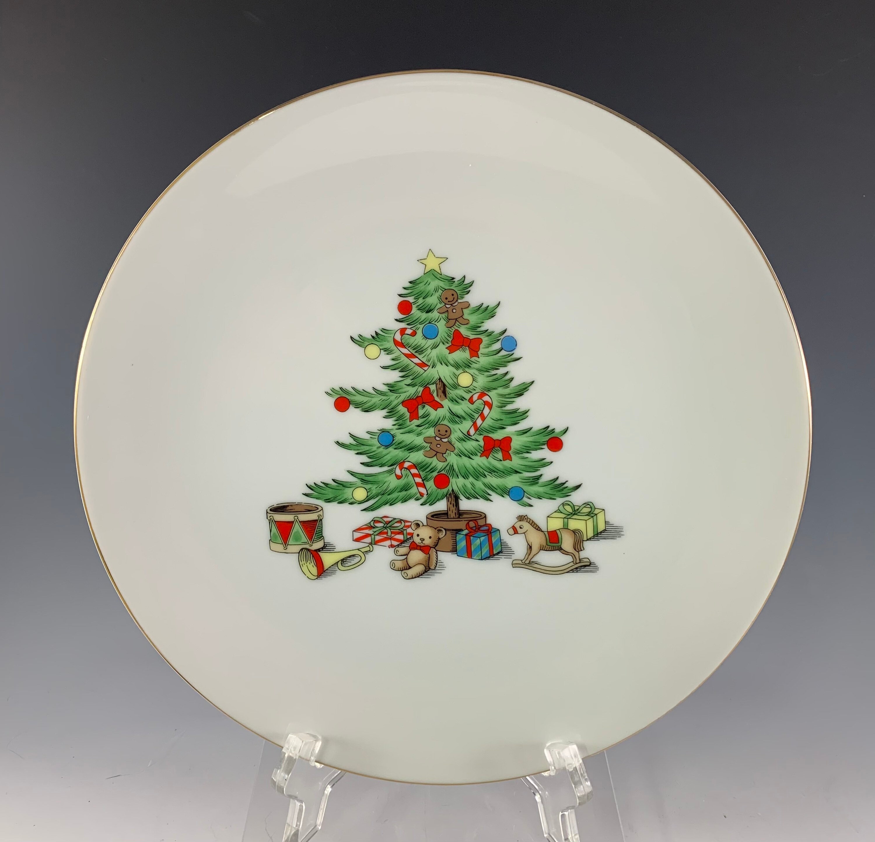 Meiwa Japan “home for the Holidays” Coupe Salad Plates ~ Set of 6 - Etsy