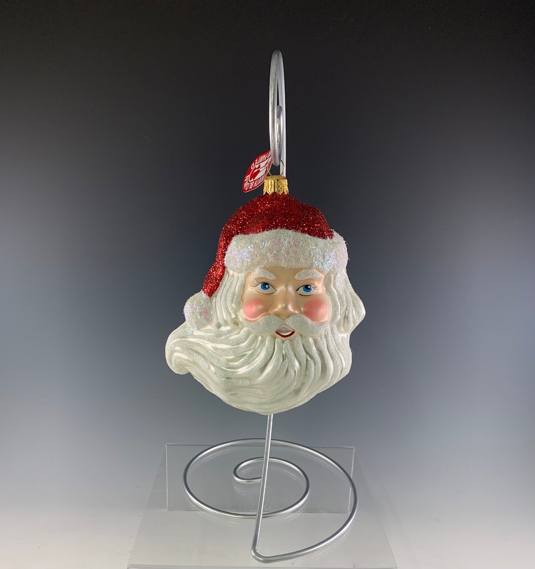 Hand Painted Flying Beard Blown Glass Ornament Made in Poland - Etsy
