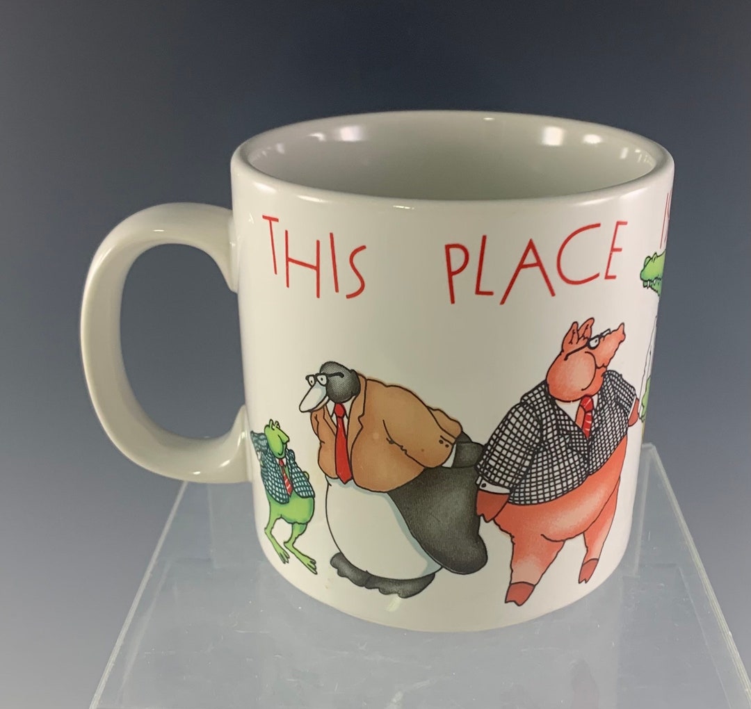 Russ This Place is a Zoo Mug - Etsy