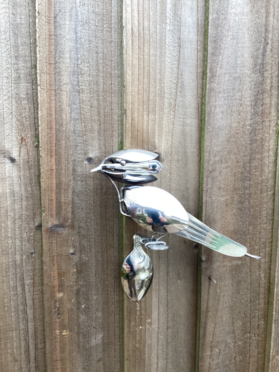 Cutlery Bird up Cycled Silverware Silverware Sculpture - Etsy