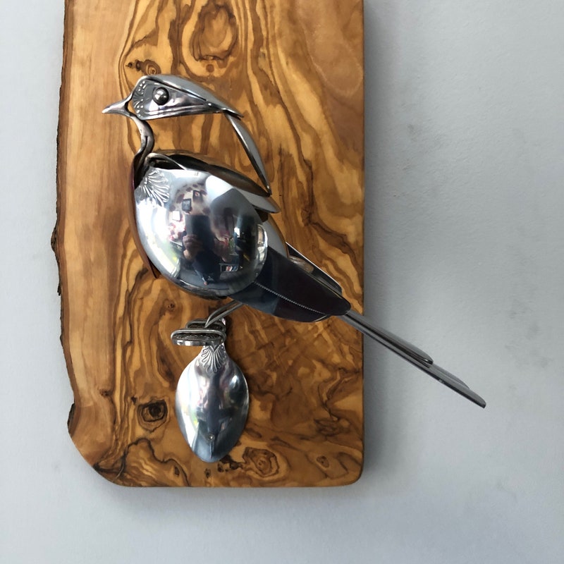Upcycled Cutlery Sculpture - Etsy UK