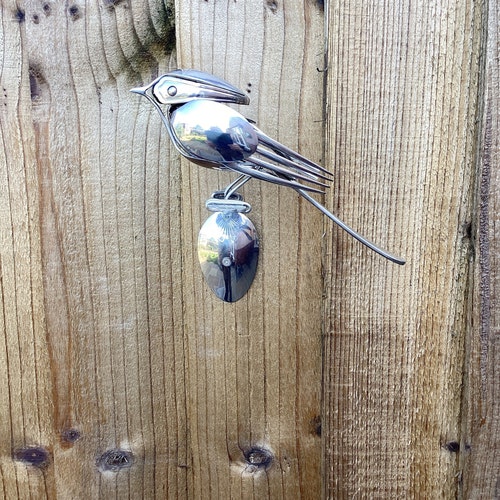 Bird Family Silverware Art - Etsy