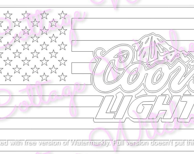 Chevy American Flag SVG - Etsy