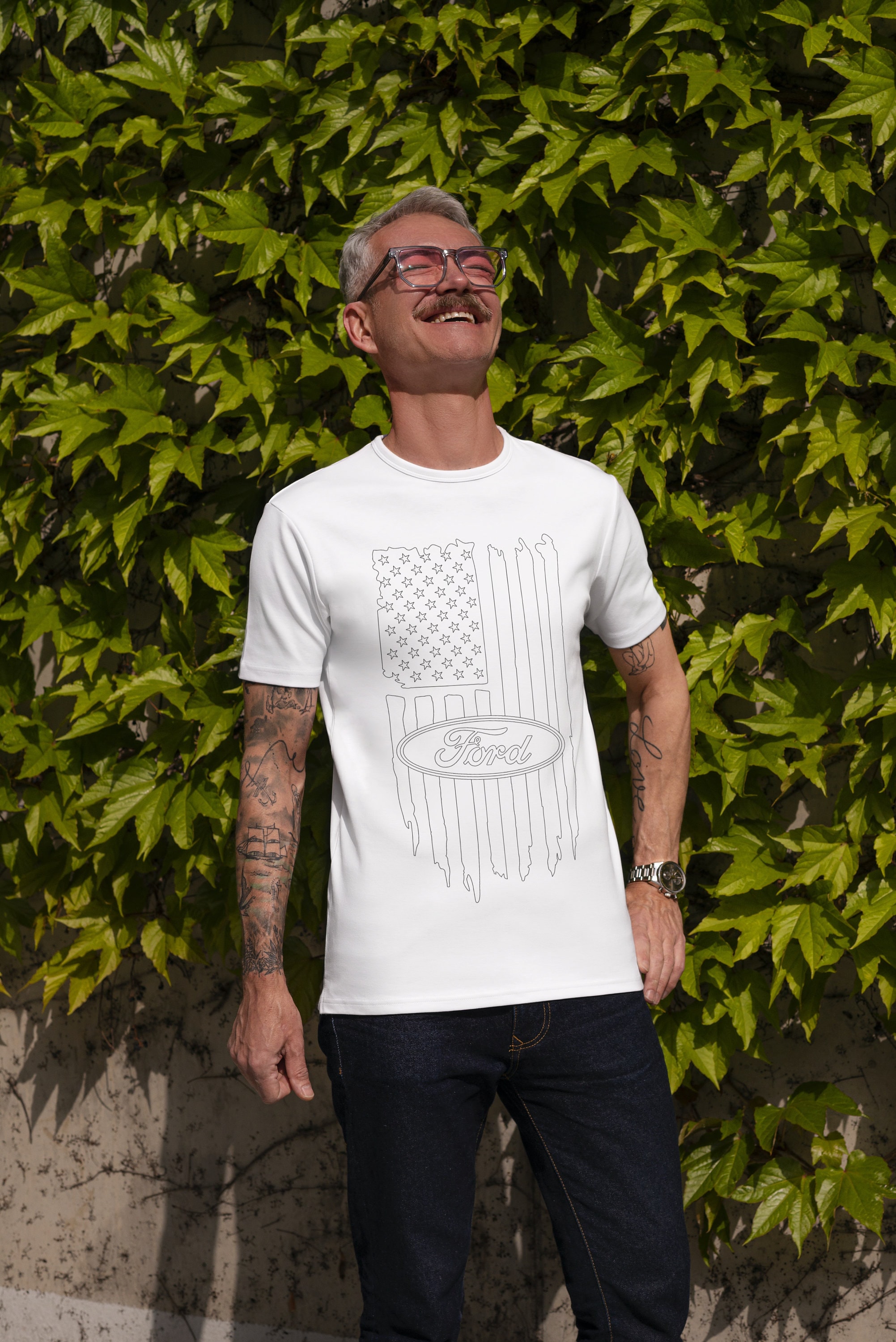 Ford American Flag SVG - Etsy