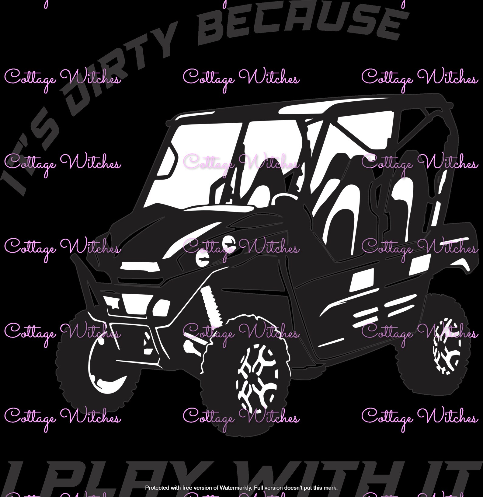 It's Dirty Because I Play With It SVG - Etsy