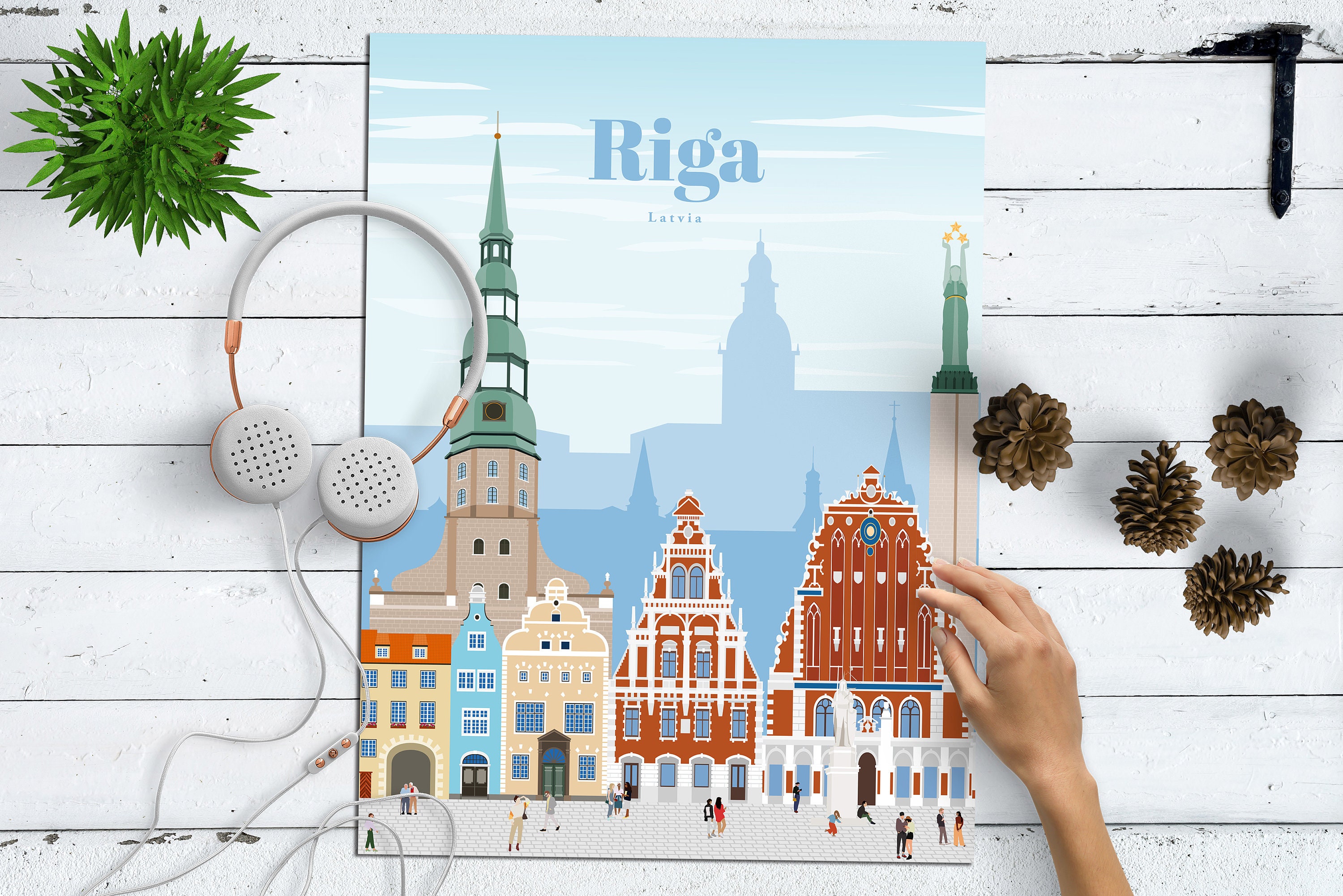 Riga Print Riga Wall Art Riga Poster Latvia Wall Art Print - Etsy