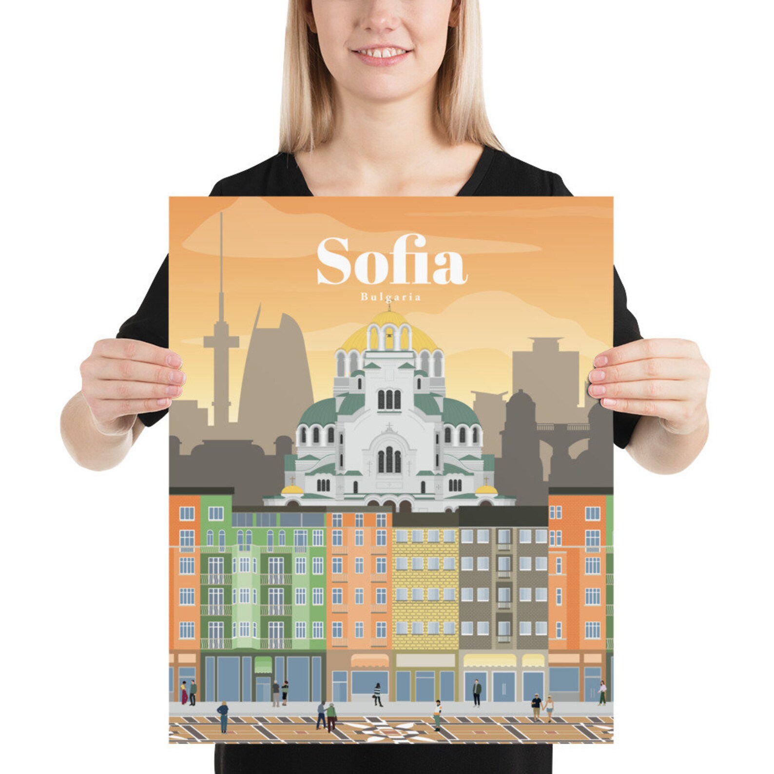 Sofia Print Sofia Wall Art Sofia Poster Bulgaria Wall Art - Etsy