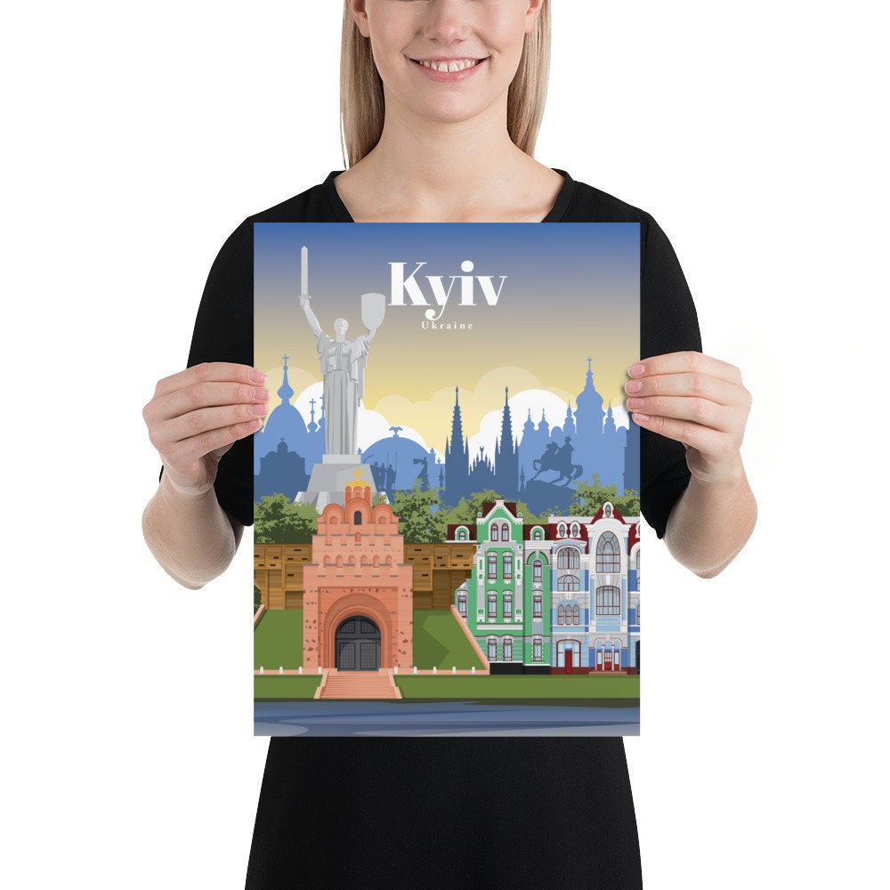 Kyiv Print, Kyiv Wall Art, Kyiv Poster, Ukraine Wall Art Print, Ukraine ...