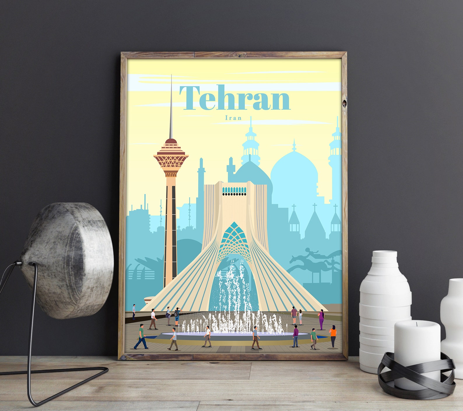 Tehran Print Tehran Wall Art Tehran Poster Iran Wall Art - Etsy