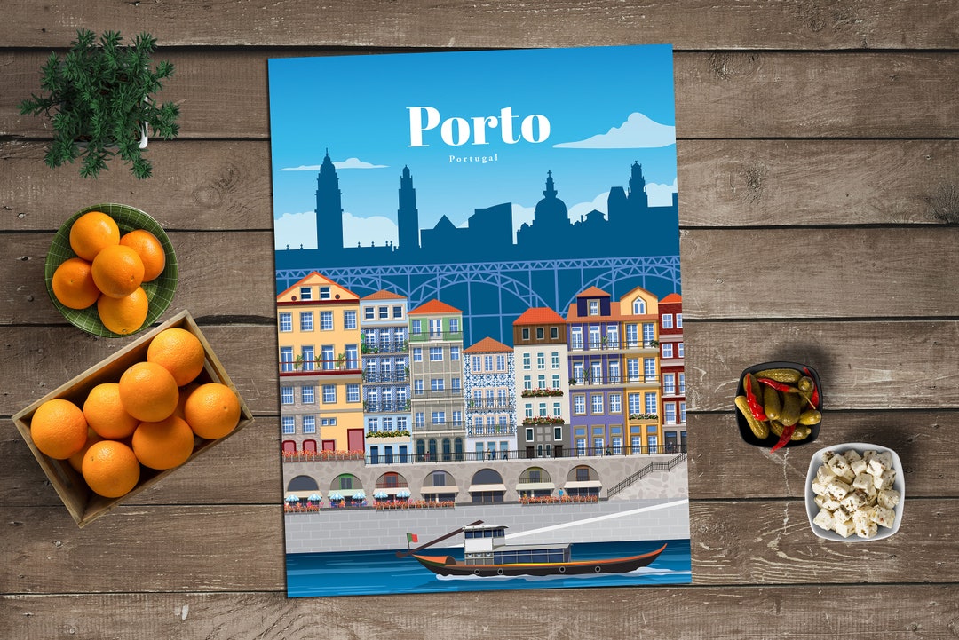 Porto Print, Porto Wall Art, Porto Poster, Portugal Wall Art Print ...