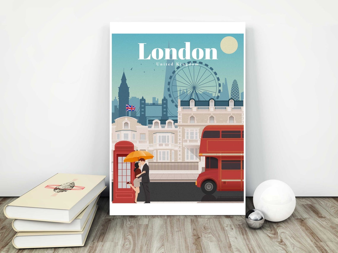 London Print London Poster London Wall Art Print England - Etsy