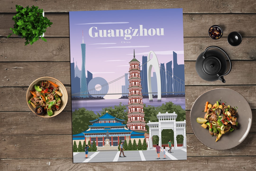 Guangzhou Print, Guangzhou Wall Art, Guangzhou Poster, China Wall Art ...