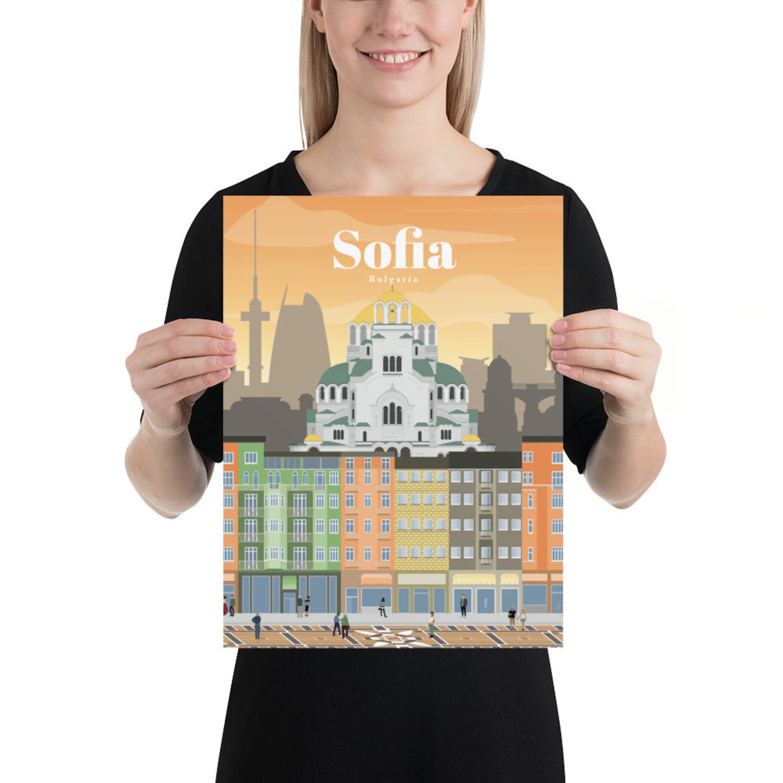 Sofia Print Sofia Wall Art Sofia Poster Bulgaria Wall Art - Etsy