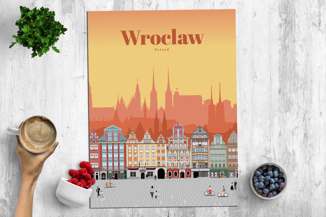 Wroclaw Print, Wroclaw Wall Art, Wroclaw Poster, Poland Wall Art Print ...