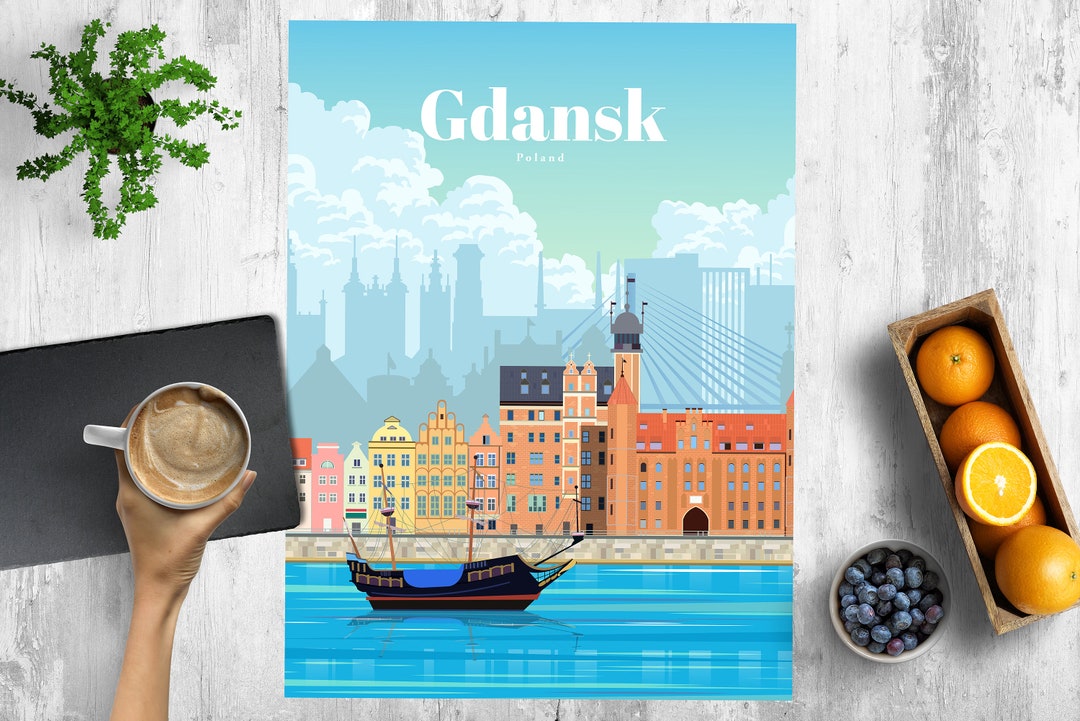 Gdansk Print, Gdansk Wall Art, Gdansk Poster, Poland Wall Art Print ...
