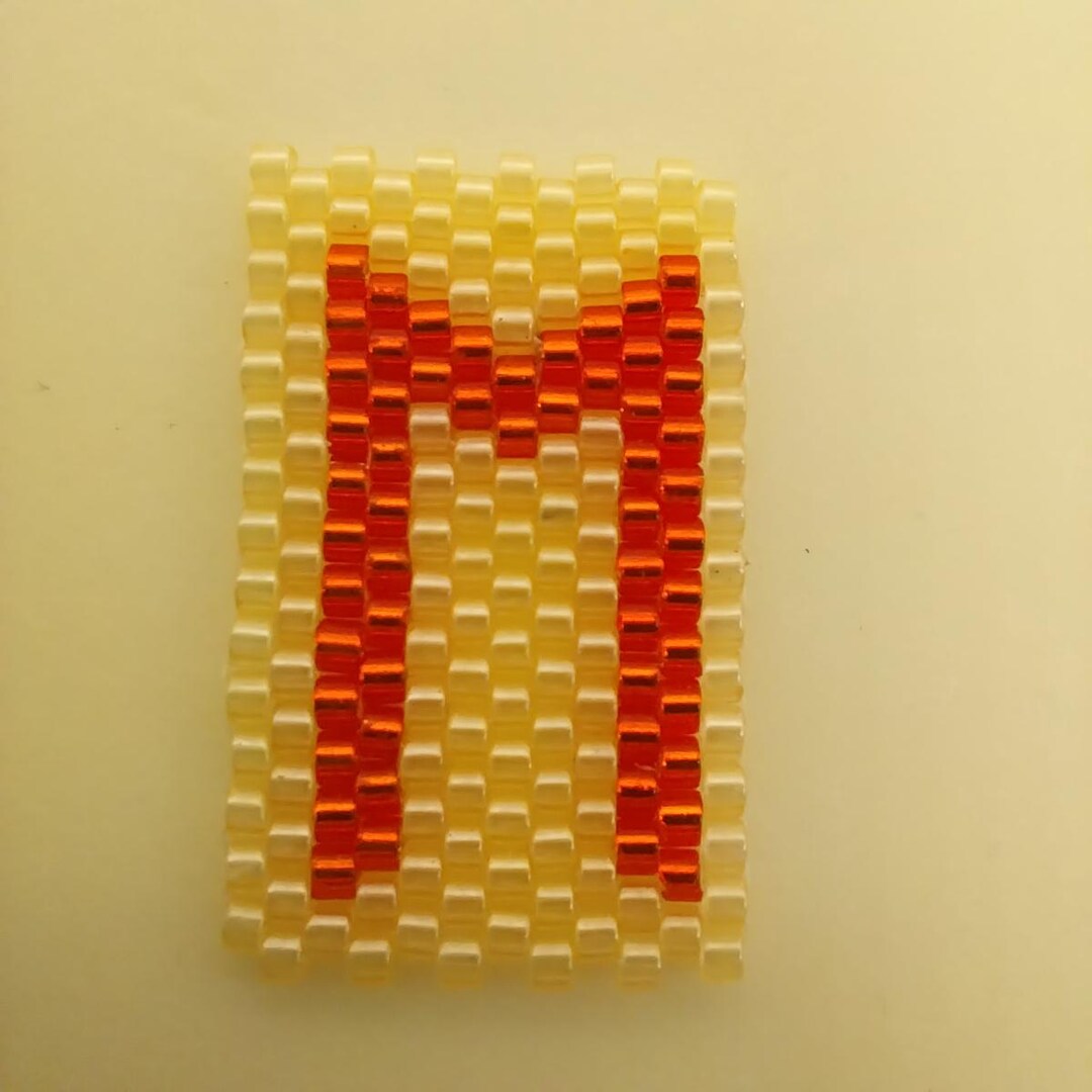 Beading Patterns for Alphabet Individual Upper Case Letters Peyote ...