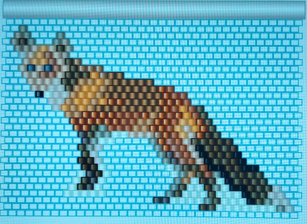 Fox Beading Pattern - Brick Stitch Fridge Magnet Instant Download - Etsy
