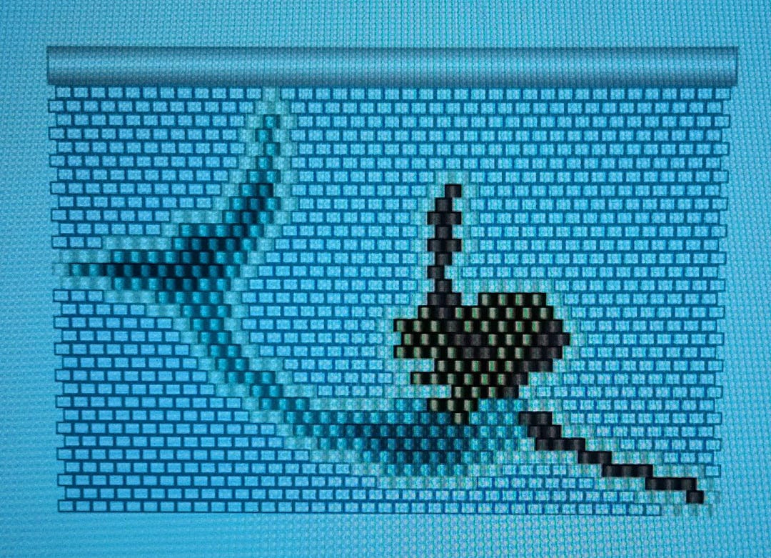 Mermaid Pendant Brick Stitch Pattern to Bead Yourself. Instant Download ...