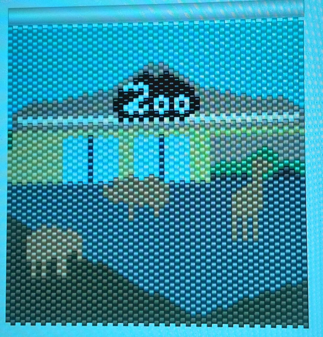 Chester Zoo Coaster Pattern – UK Landmark Peyote Stitch (PDF Download ...